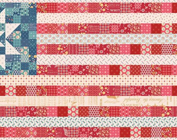 Oh Beautiful Flag Runner & Amber Waves Mini Quilt Kit With Americana by ...