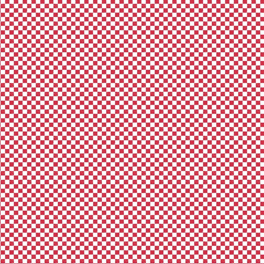 Check Please! 1/4" Check Red Yardage by the RBD Designers for Riley ...
