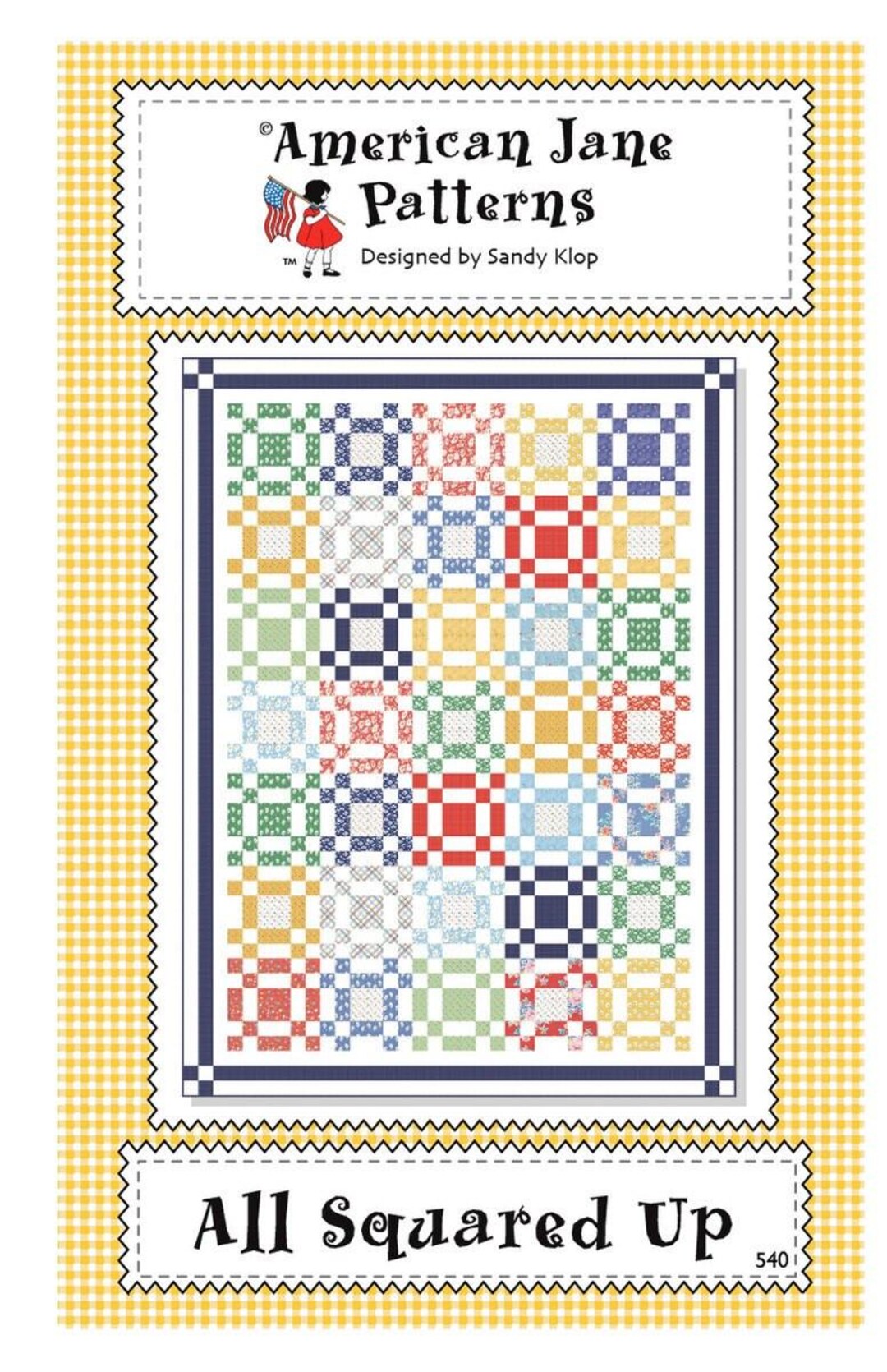 American Jane All Squared up Quilt Pattern by American Jane for Riley Blake Designs P205 ...