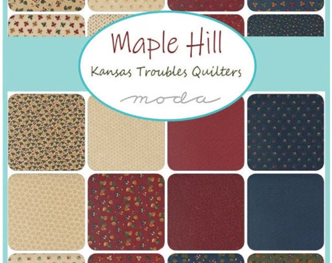 Moda Collection Sampler Pack Factory Cut Fabric Samples Maple Hill ...