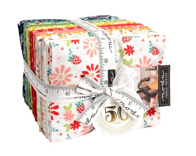 Raspberry Summer Fat Quarter Bundle by Sherri & Chelsi for Moda Fabrics ...