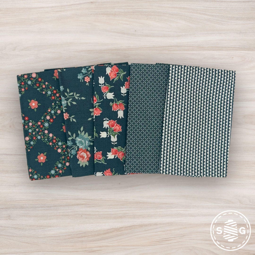 Rosemary Cottage Custom Fat Quarter Lake Colorway Bundle by Camille ...