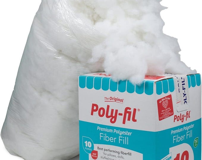 Poly-fil Premium Polyester Fiber Fill by Fairfield | Sold by Weight 6 ...