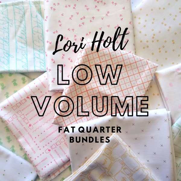 Low Volume Fabric Bundle - Etsy
