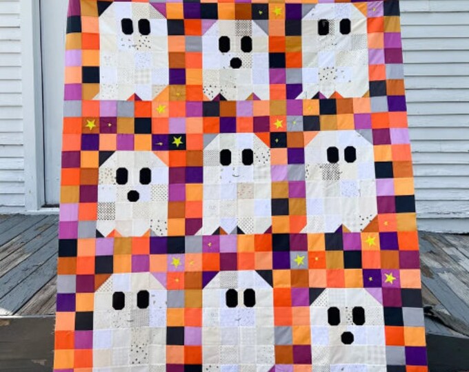 Ghost Party!! Quilt Kit by Woollypetals | Join the Sew Along! - Etsy