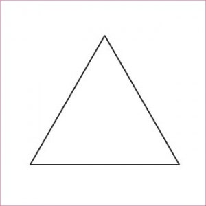 Blank Equilateral Triangle