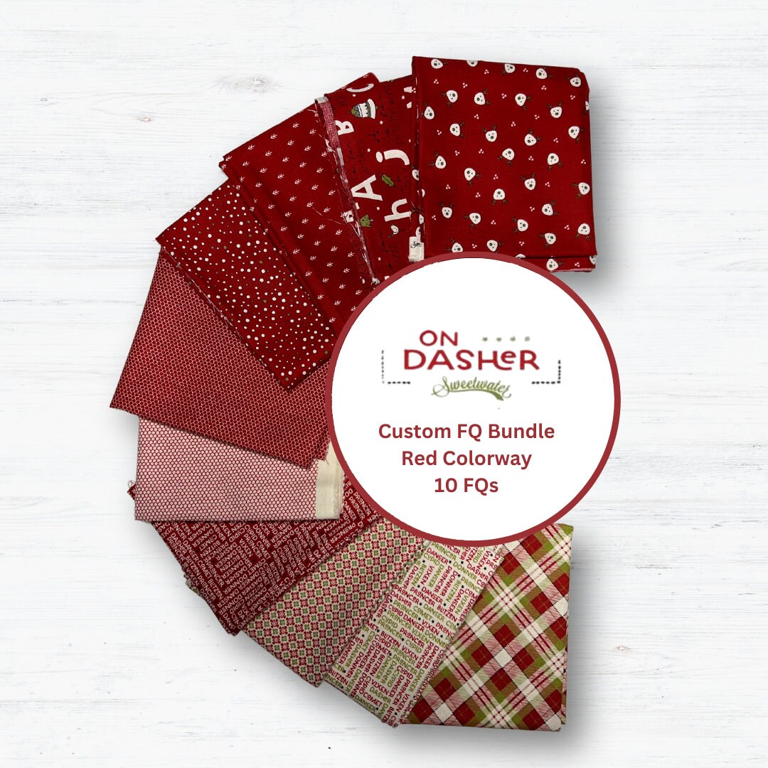 On Dasher Custom Fat Quarter Bundle by Sweetwater for Moda Fabrics 10 ...