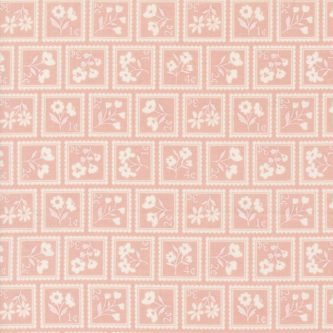 Cottage Charm Sweet Stamps Jovial Yardage by Heather Briggs of My Sew ...