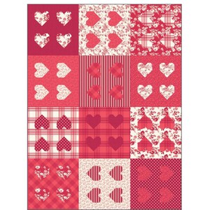 Love All Around Quilt Pattern by Taren Studios Multiple Size Options - Etsy