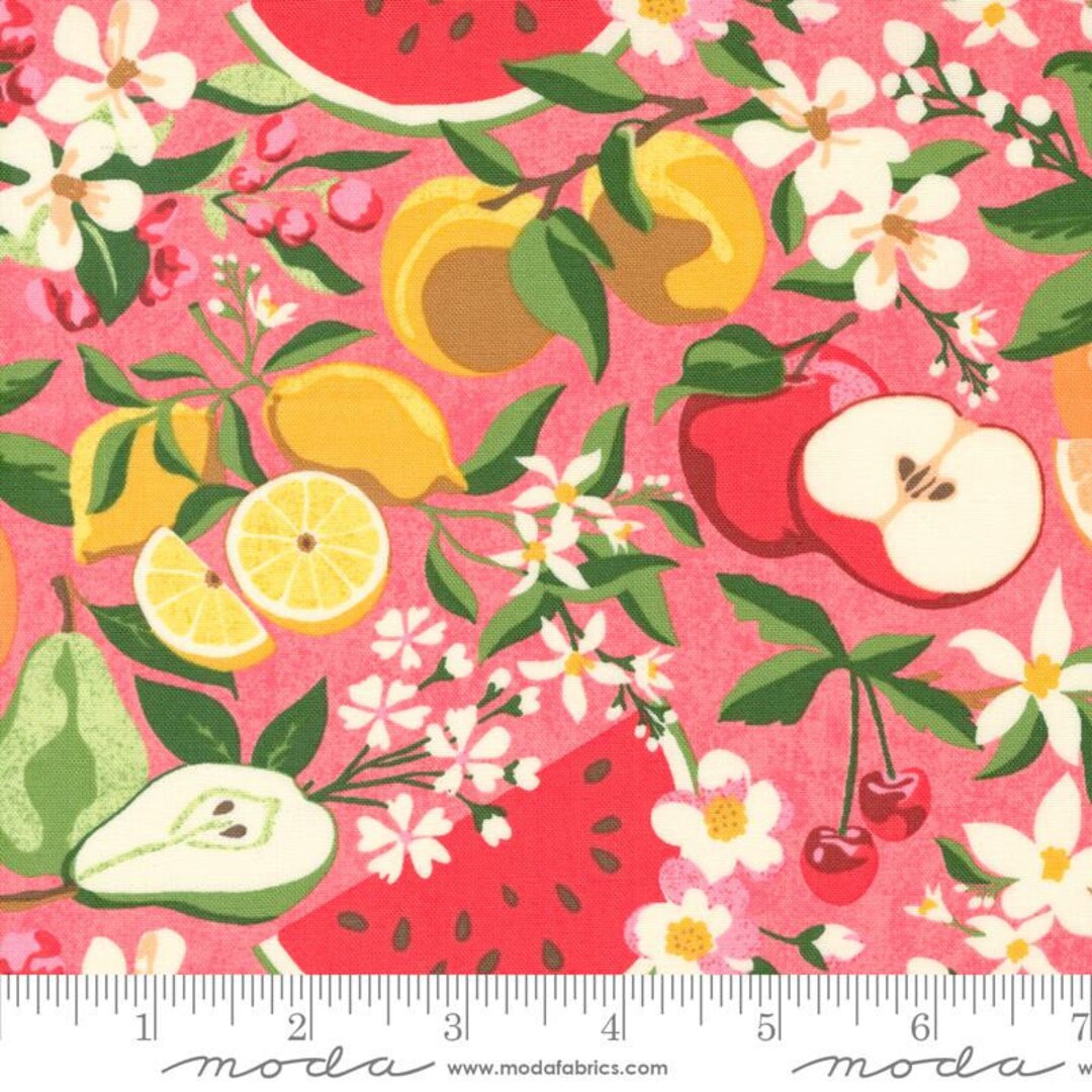 Fruit Loop Lilly Pilly Fruit Fat Quarter by Basicgrey for Moda Fabrics | Fat Quarter 30730 12 - Etsy
