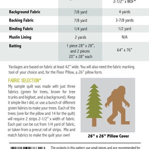 Legendary Quilt Pattern by Elizabeth Hartman Big Foot Quilt Pattern EH ...