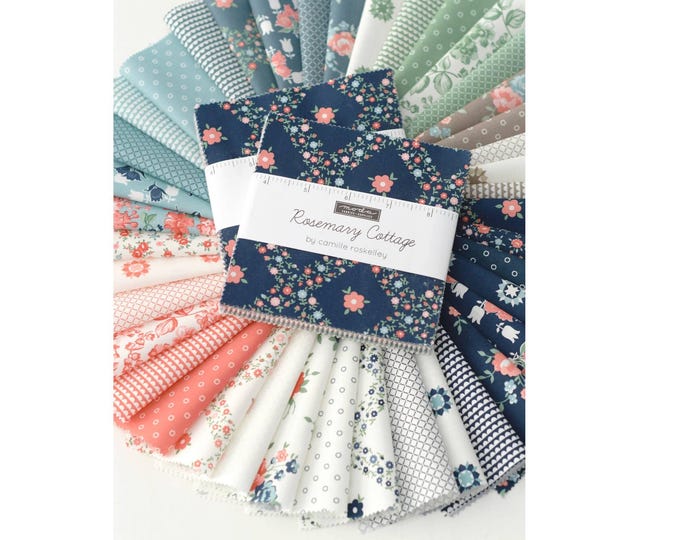 Rosemary Cottage Charm Pack by Camille Roskelley for Moda Fabrics | 42 ...