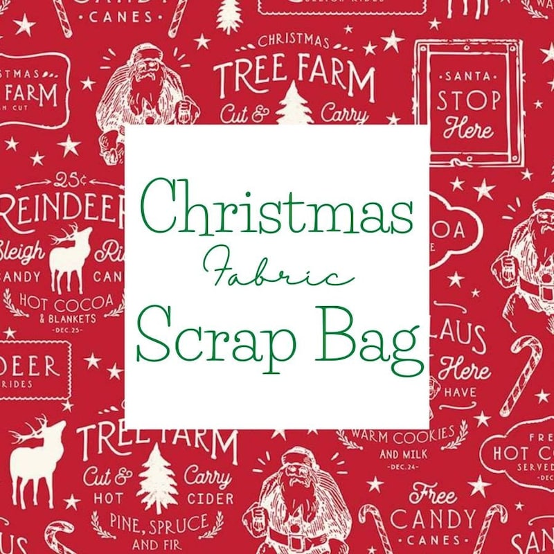 Fabric Scrap Bag - Etsy