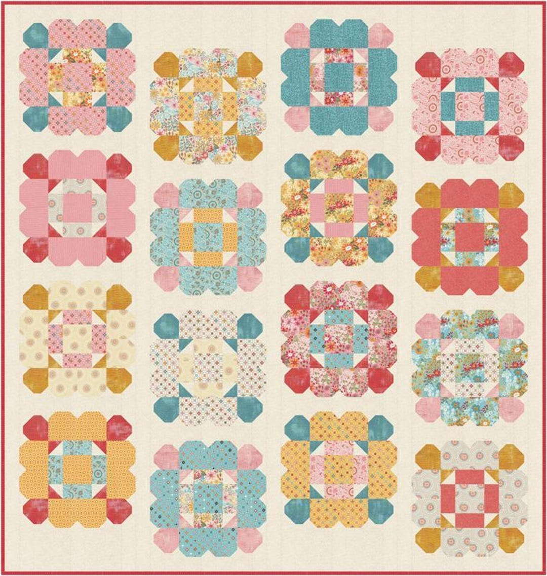Center Piece Quilt Kit Boxed | Sunday Brunch by Basicgrey for Moda ...