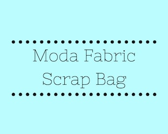 Moda Fabric Scrap Bag 100 Percent Cotton by Moda - Etsy