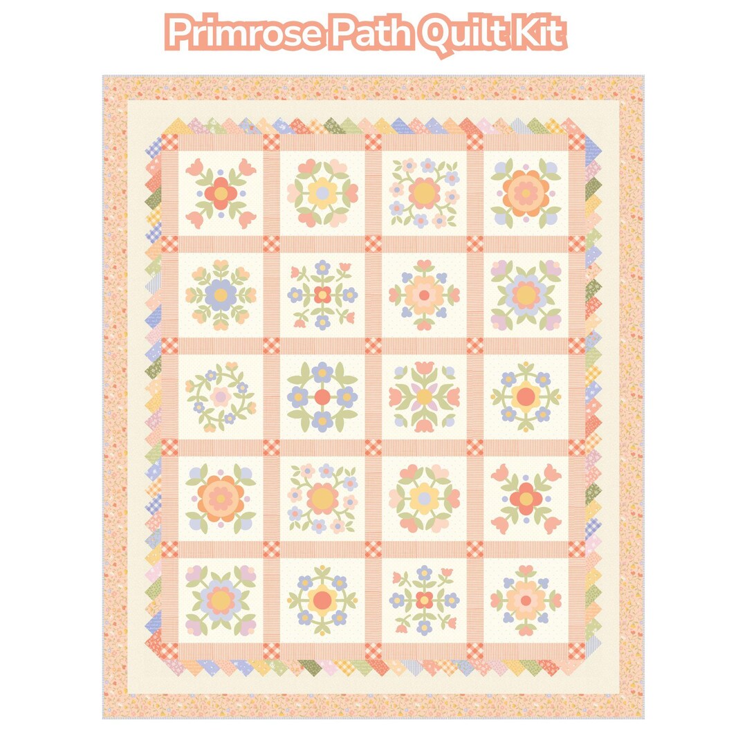 PRESALE Primrose Path Custom Quilt Kit With Pastel Prairie by My Sew ...