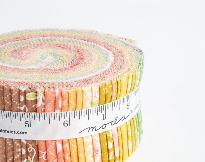 Portofino Jelly Roll 2.5" by Fig Tree & Co for Moda Fabrics | 40 Precut ...