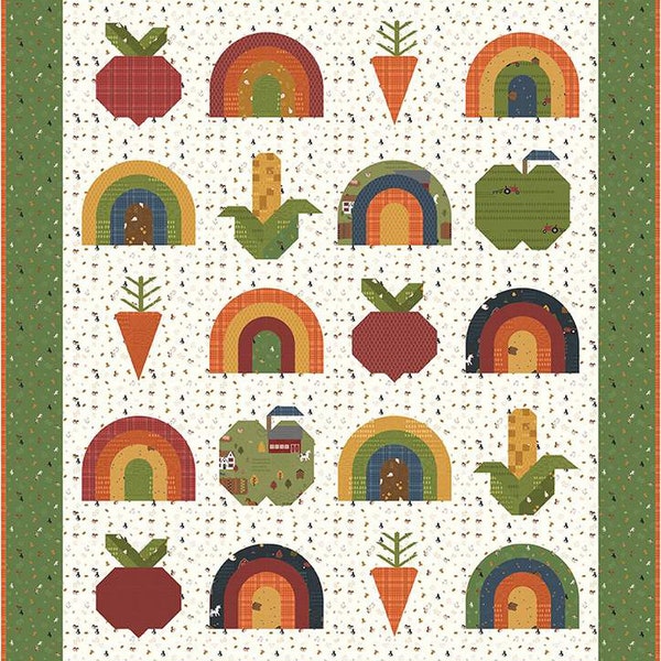 Rainbow Quilt Pattern - Etsy