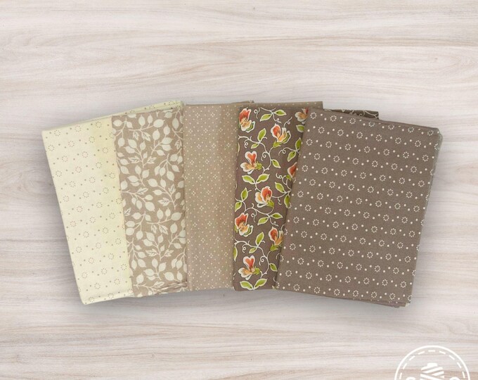 Portofino Custom Fat Quarter Bundle Cobblestones by Fig Tree & Co for ...
