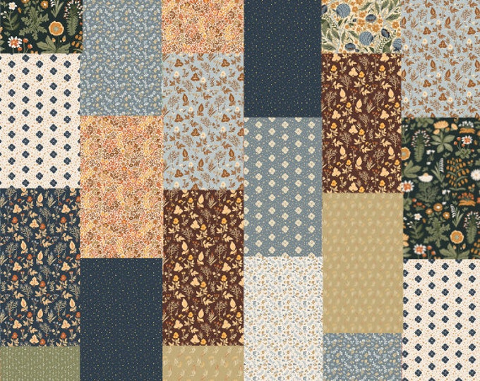 Elegant Garden Quilt Kit | 57" X 70" | Beginner Friendly - Comes ...