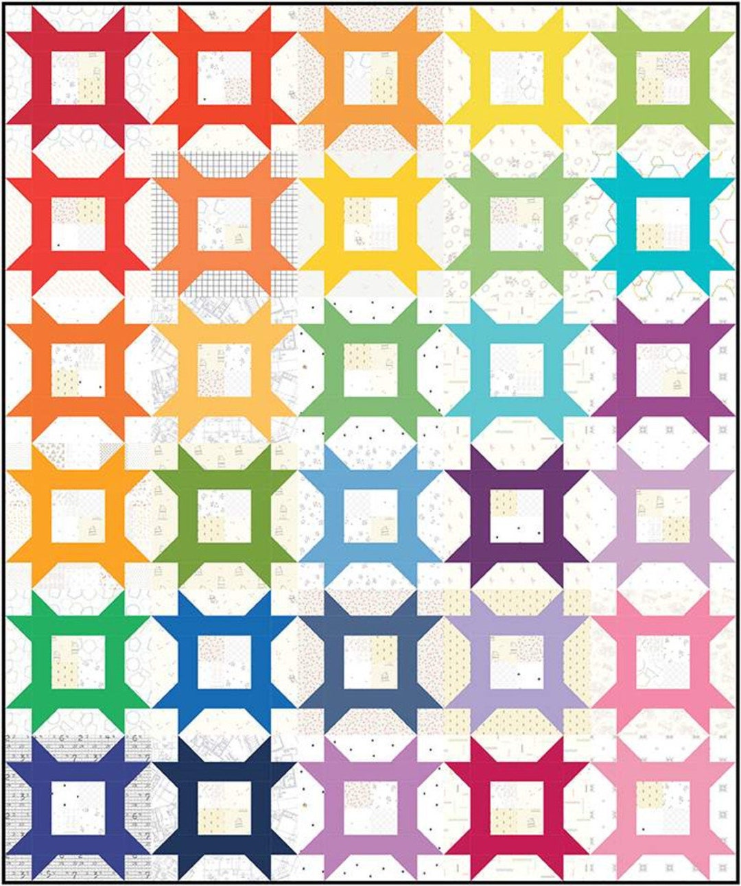 Little Miss Quilt Pattern by A Bright Corner's Andy Knowlton - Etsy