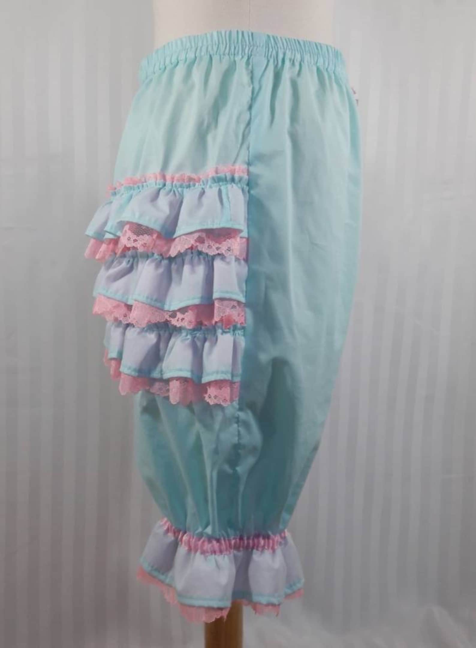 Choose Your Color fancy ruffle knee length bloomers fairy | Etsy