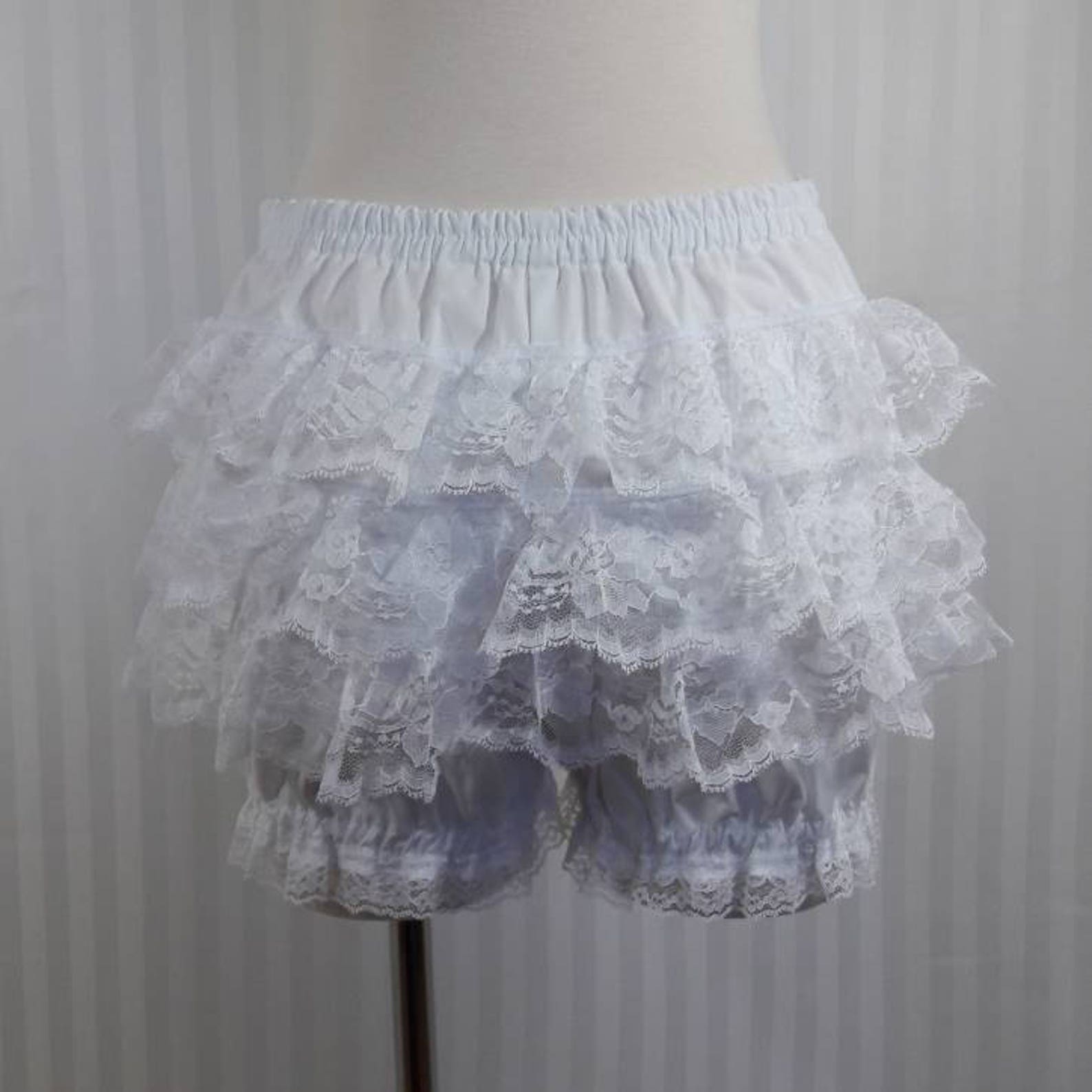 White Micro Mini Short Bloomers Steampunk Lolita Adult Small | Etsy