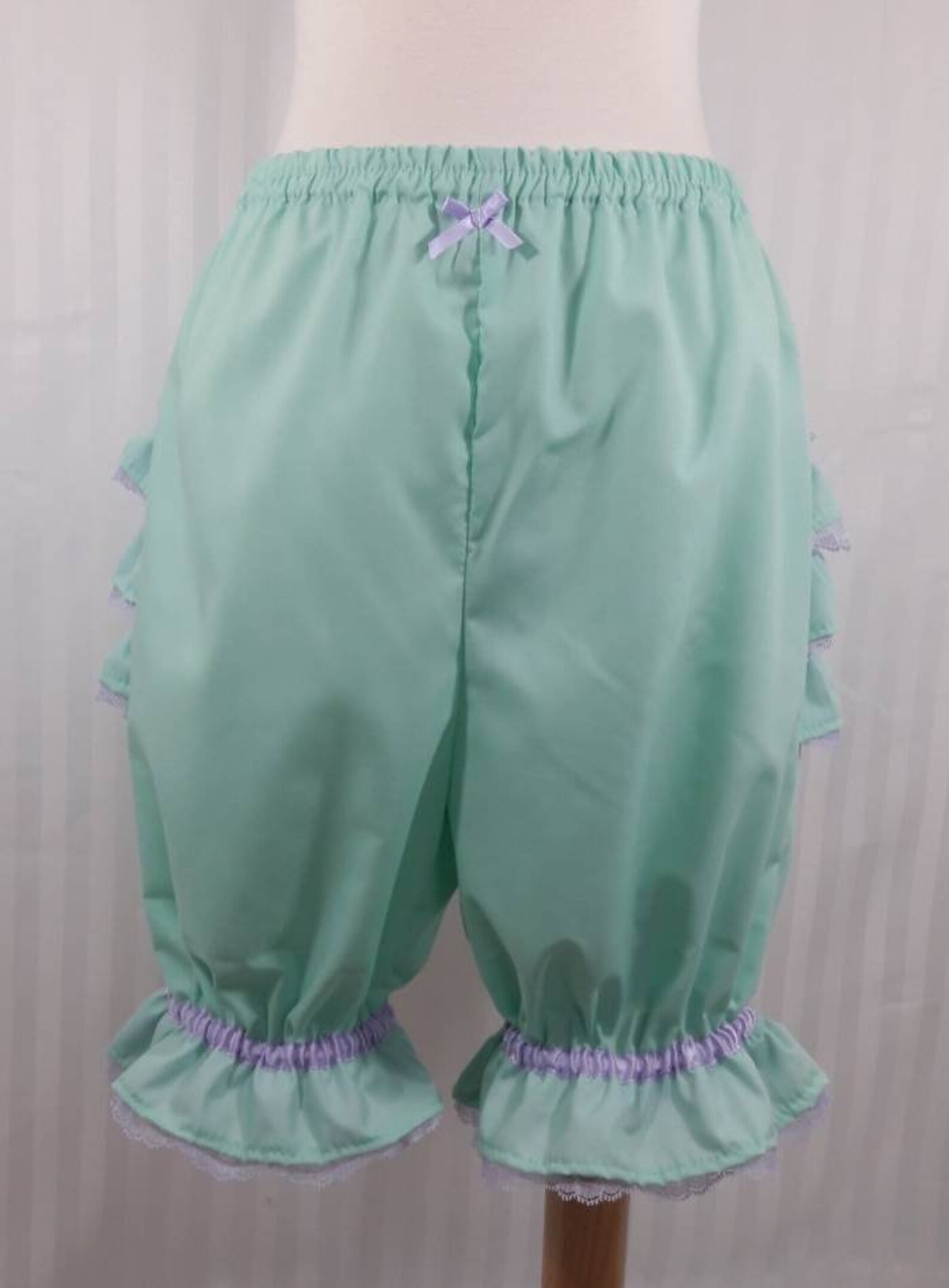 Mint Fancy Ruffle Knee Length Bloomers Fairy Decora Pop Kei - Etsy