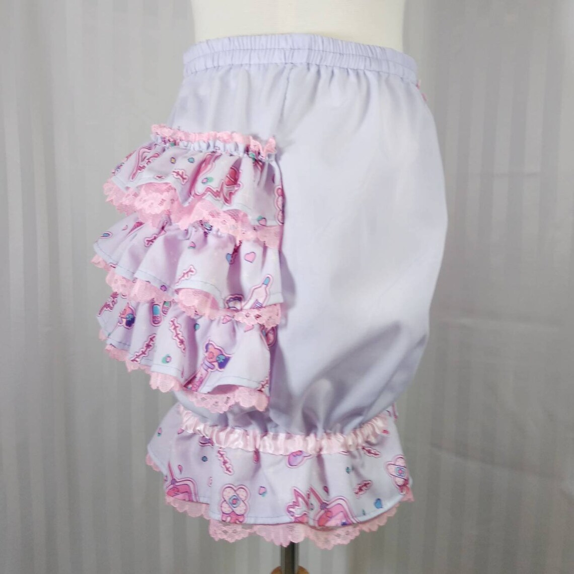 Menhera Fancy Ruffle Short Mini Bloomers Yami Kawaii Fairy - Etsy