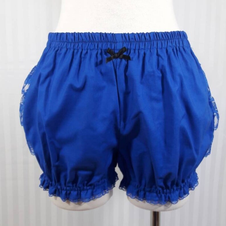 Royal blue Micro mini bloomers adult women lolitasmall to - Etsy Polska