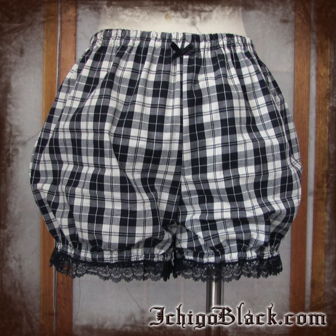 Micro Mini Bloomers Plain Plaid Punk Adult--small to Plus Size - Etsy