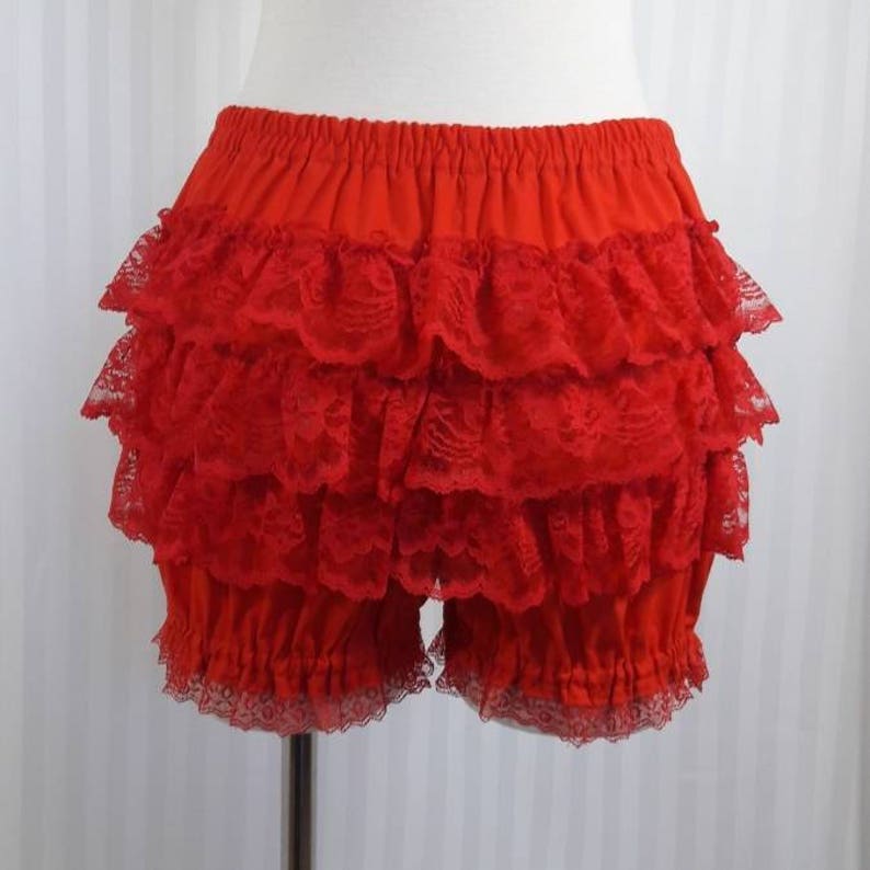 Red Short Lolita Bloomers Women Cosplay Adult Small to Plus - Etsy