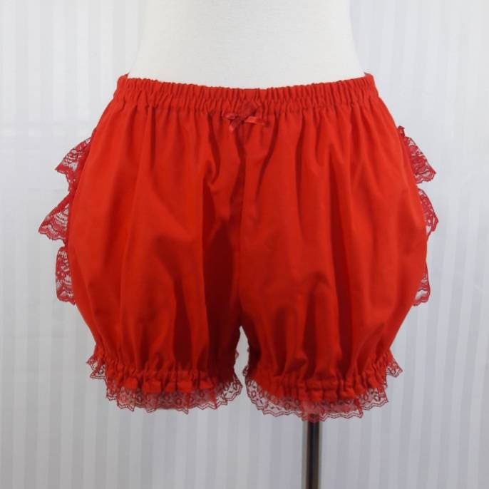 Red Short Lolita Bloomers Women Cosplay Adult Small to Plus Size - Etsy