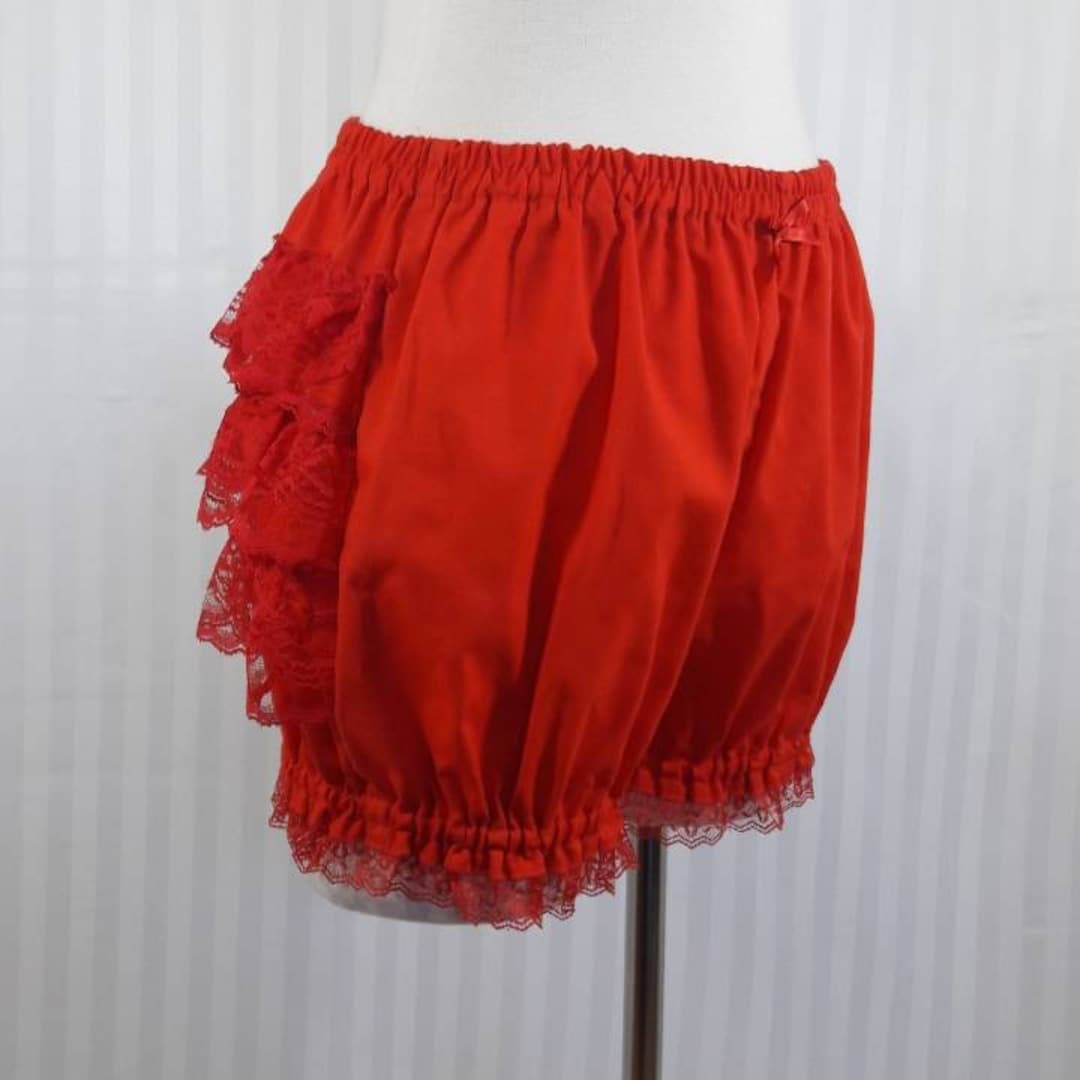 Red Short Lolita Bloomers Women Cosplay Adult Small to Plus Size - Etsy