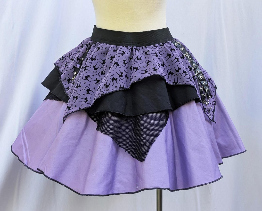 Gothic Halloween Visual Kei Spooky Punk Skirts Size Small Medium Large ...