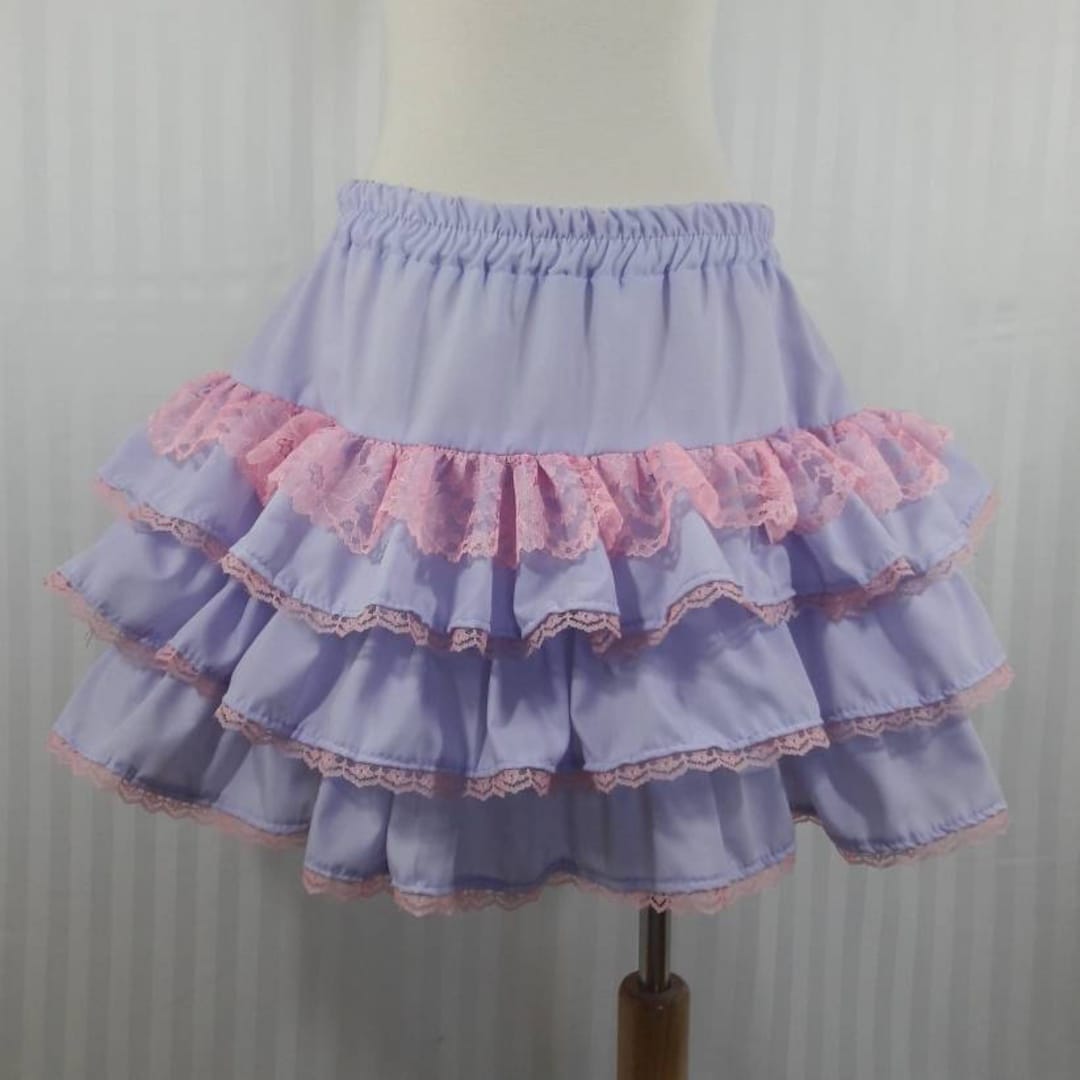 CHOOSE YOUR COLOR Kawaii Fairy Kei Pop Pastel Goth Decora Lolita Skirt ...