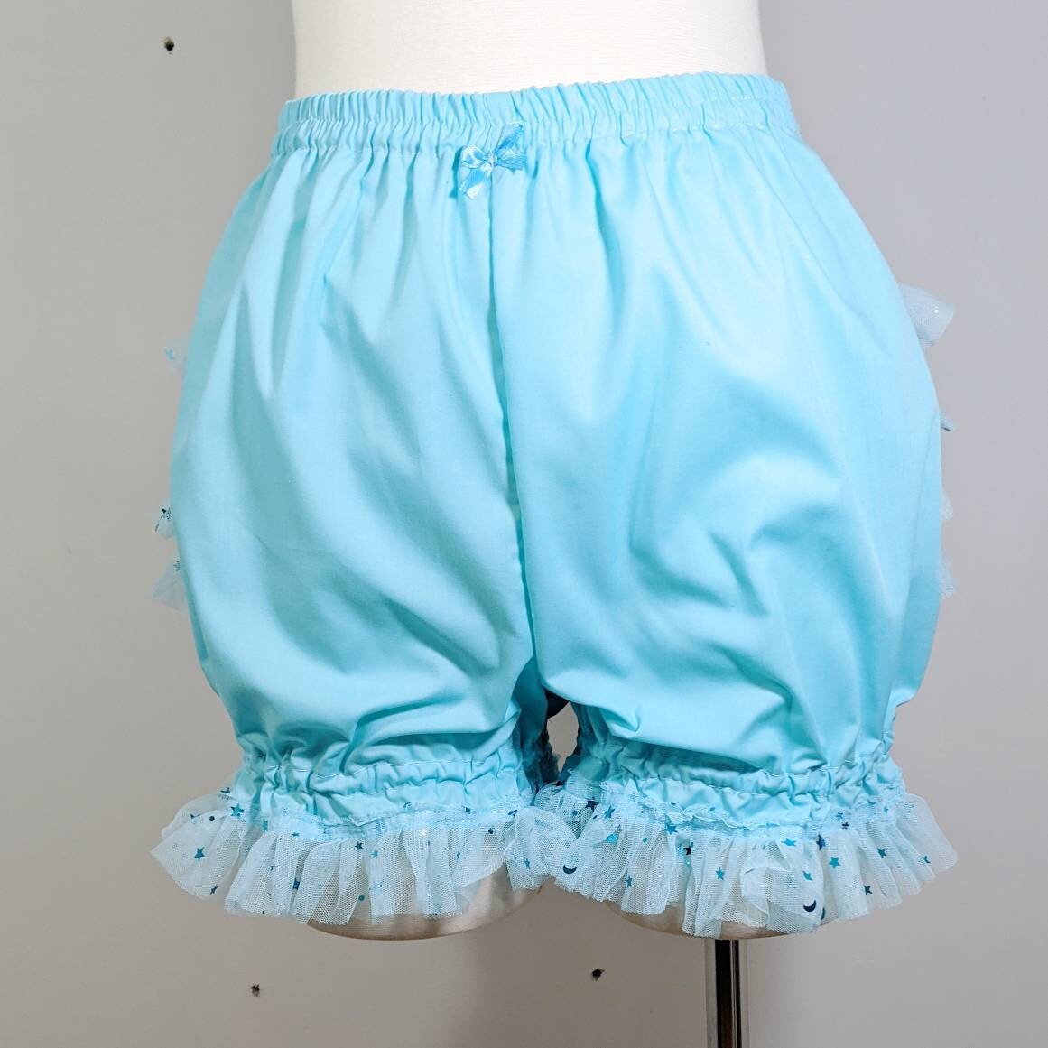Cute Star Fancy Ruffle Short Mini Bloomers-- Kawaii Fairy Decora Pop ...