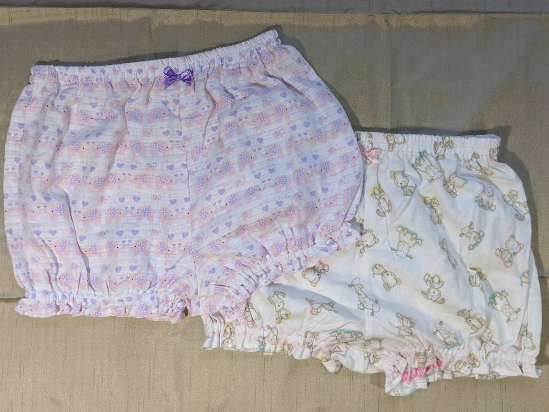 Flannel Bloomer Lucky Pack Grab Bag Two Pairs Lolita Kawaii Adult Small ...