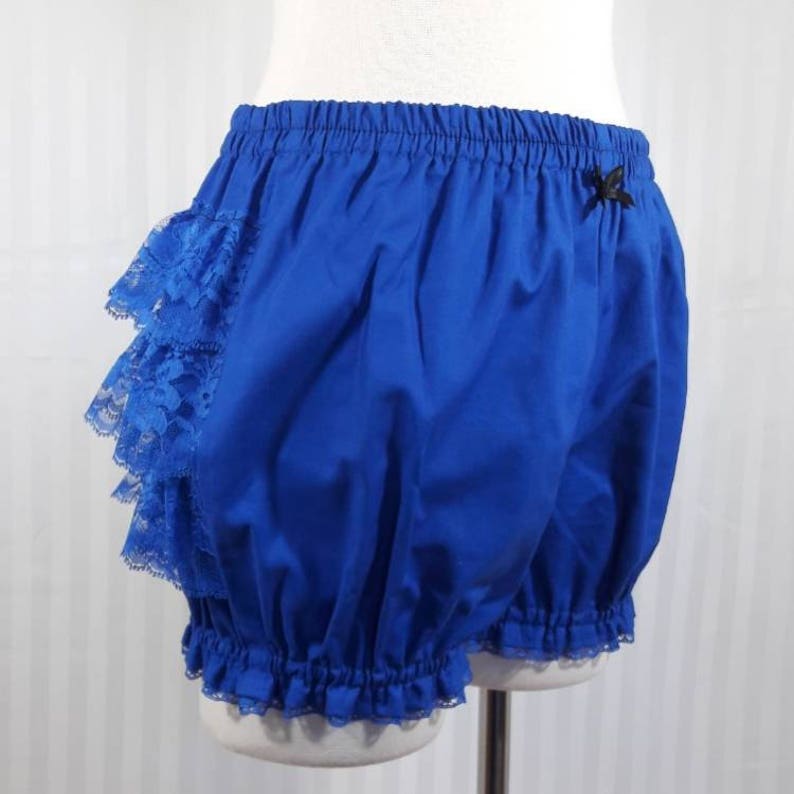Royal blue Micro mini bloomers adult women lolitasmall to - Etsy Polska