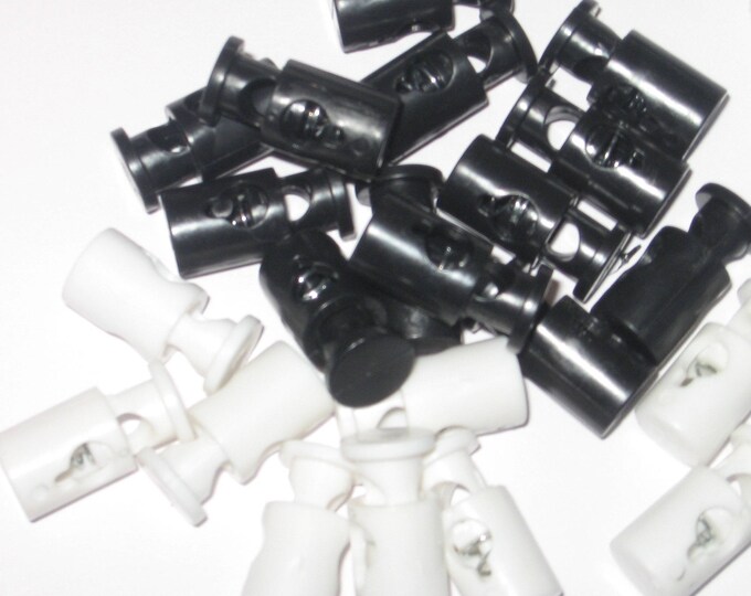 Mini Barrel Cord Locks Toggles Cordlocks Black 100 Pcs - Etsy