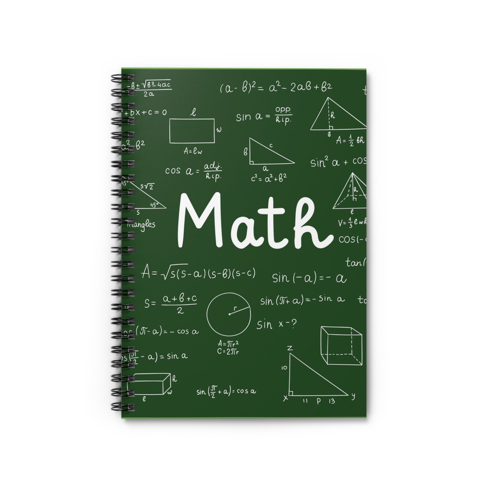 Math Notebook Ruled Line - Etsy