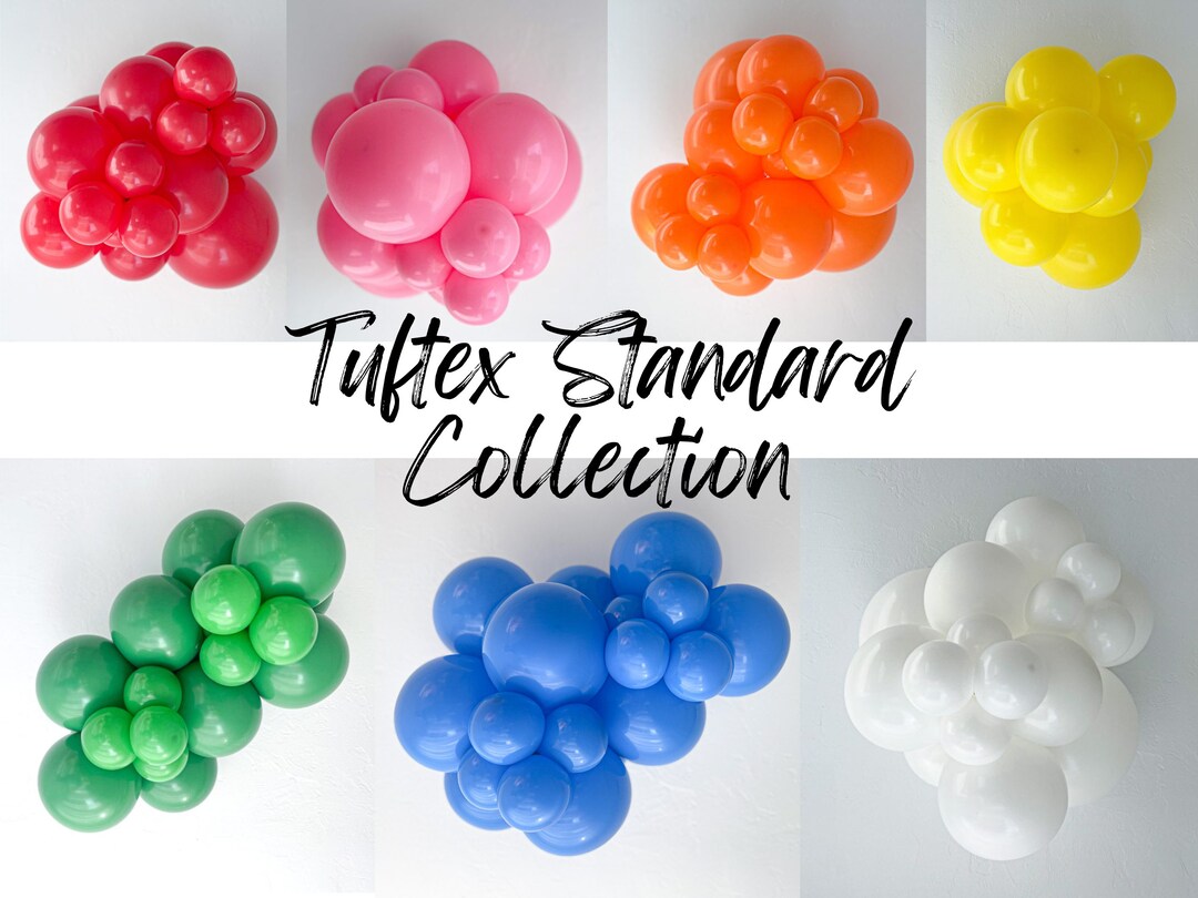 TUFTEX Standard Collection TUFTEX Latex Balloons, Biodegradable ...