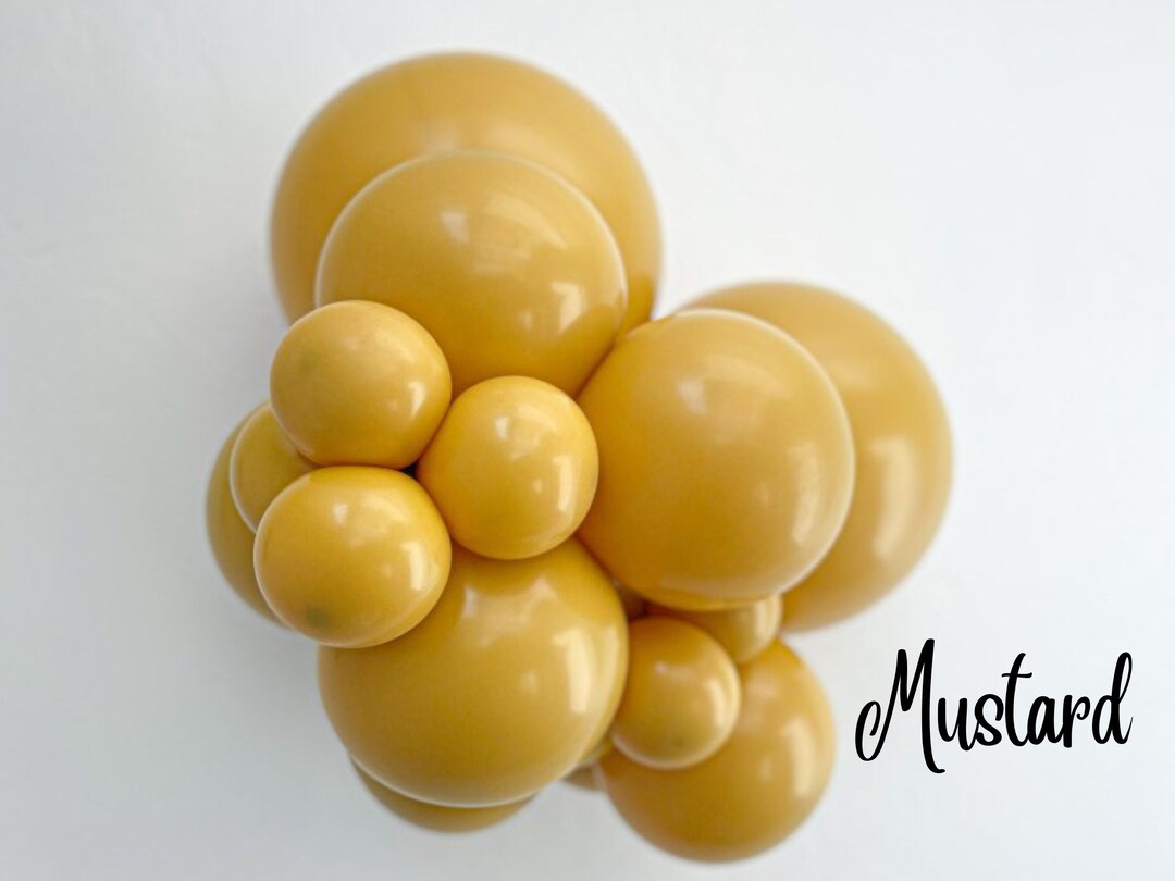 TUFTEX Mustard | TUFTEX Designer Latex Balloons, Biodegradable Balloons ...