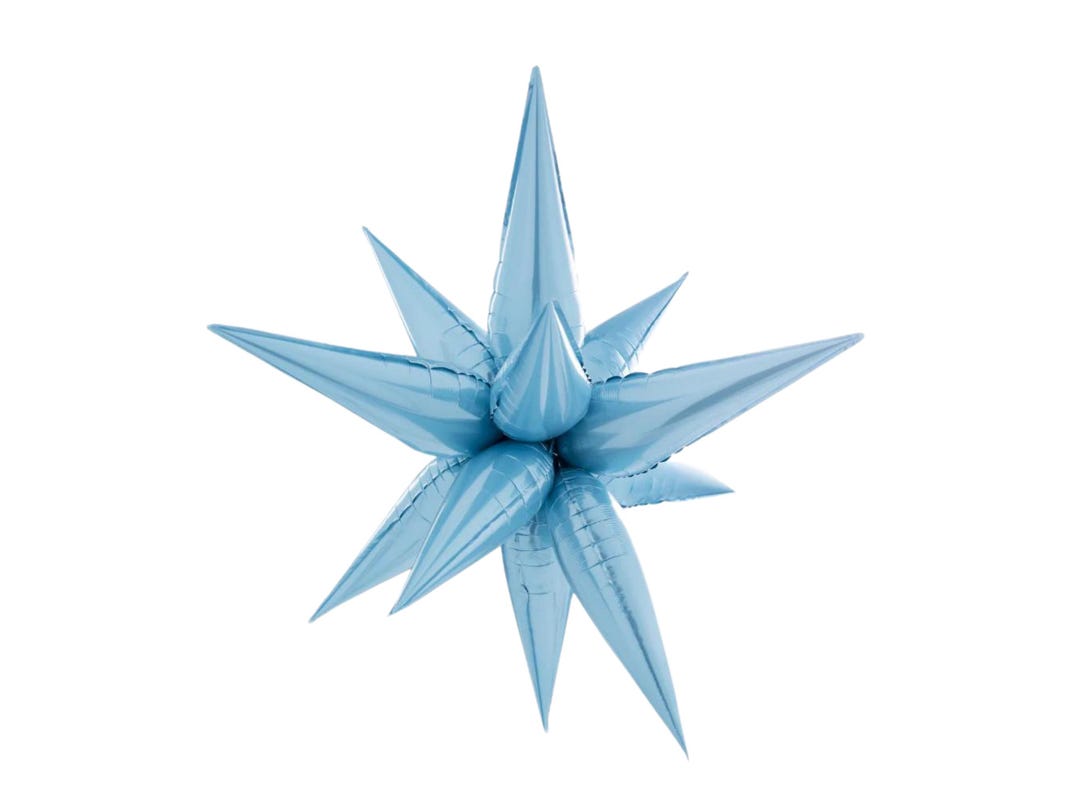 Light Blue Starburst 26 40 Starburst Balloons, Balloon Garland Decor ...
