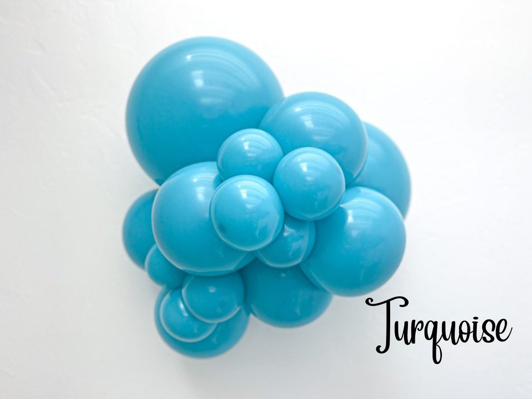 TUFTEX Turquoise TUFTEX Designer Latex Balloons, Biodegradable Balloons ...