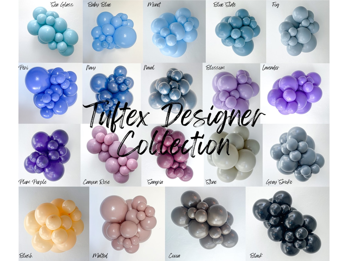 TUFTEX Designer Collection TUFTEX Latex Balloons, Custom Balloon Colors ...