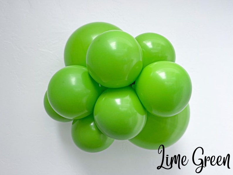 TUFTEX Lime Green TUFTEX Designer Latex Balloons, Biodegradable ...