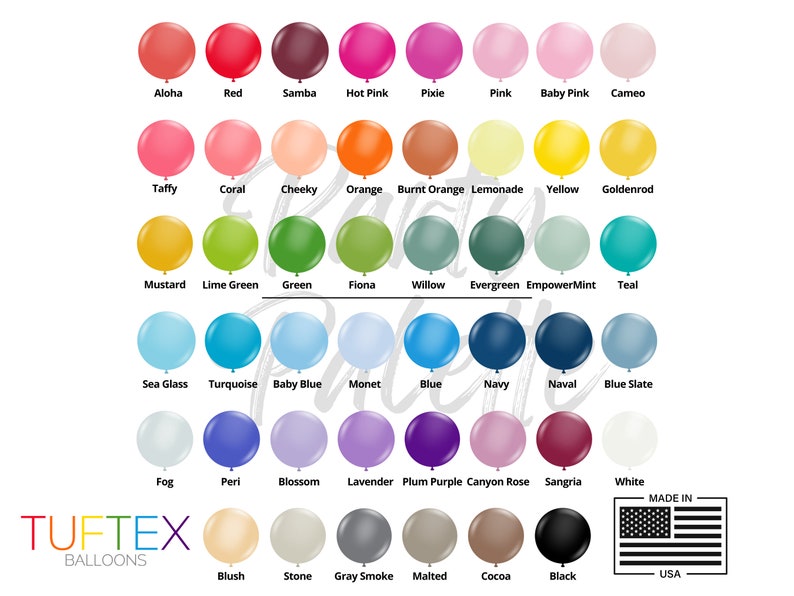 17 Tuftex Balloons Pack of 12 Balloons, Tuftex Latex Balloons ...