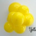 TUFTEX Yellow TUFTEX Designer Latex Balloons, Biodegradable Balloons ...