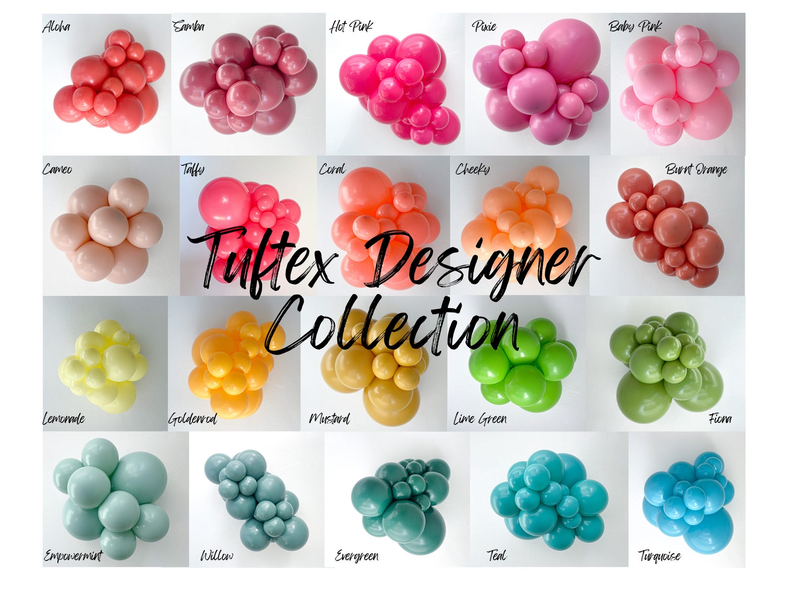 TUFTEX Designer Collection TUFTEX Latex Balloons, Custom Balloon Colors ...
